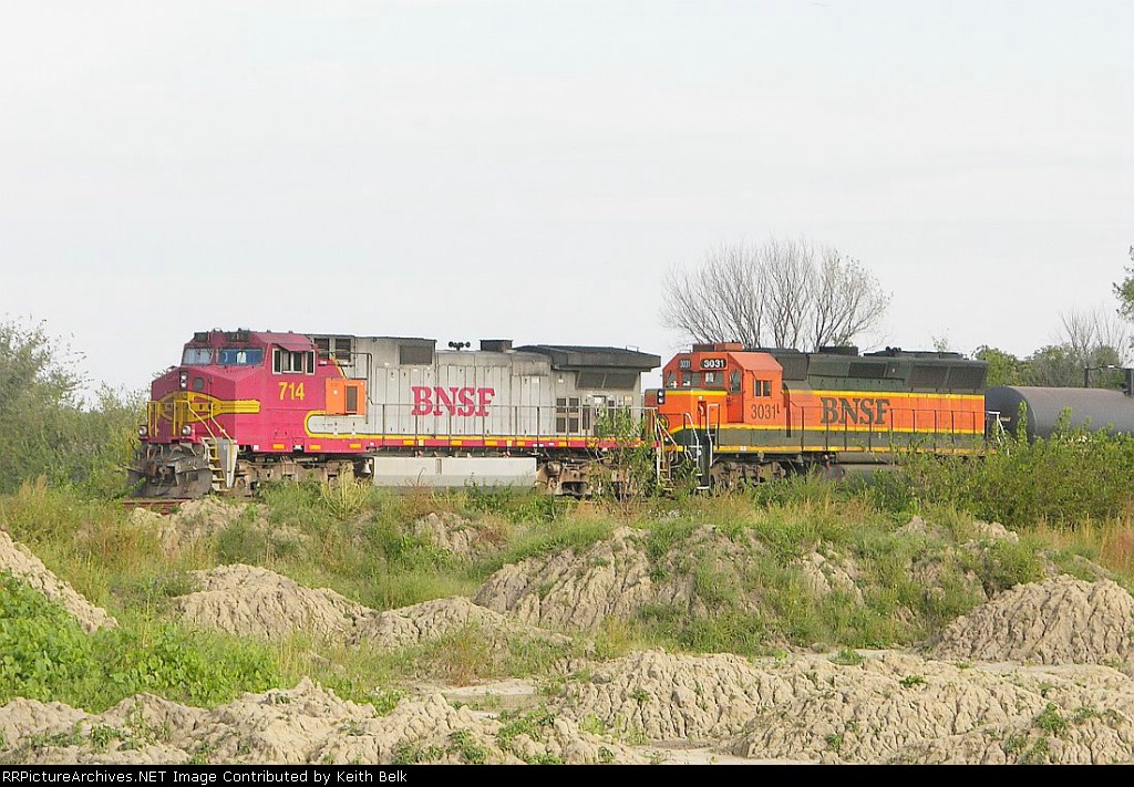 BNSF 714 and 3031